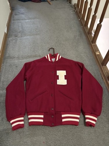 Indiana University Hoosiers 80’s Letterman Jacket RARE UNIVERSITY ...