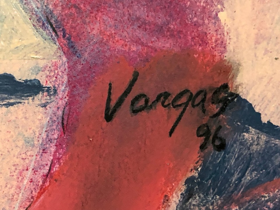 Reinaldo Vargas – Original Mixed Media On Paper 1996 - Cuban | eBay
