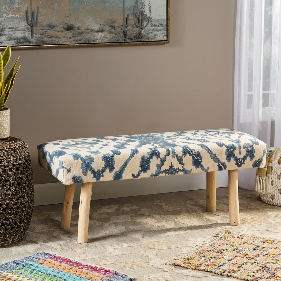 Carrera Handcrafted Boho Rectangular Bench | eBay