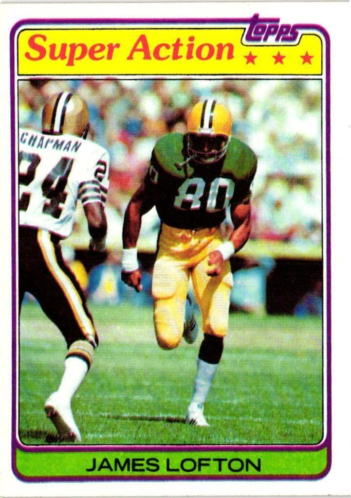 JAMES LOFTON 1981 Topps FB #361 BUY ANY 2 ITEMS FOR 50% OFF ...