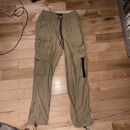 Aeropostale A87 Vintage Y2K Men's Baggy Parachute Cargo Pants Tan ...