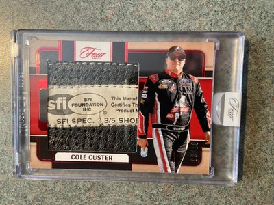 2025 Panini Turn Four Cole Custer Jumbo Shoe Patch Encased Card #03/10 ...