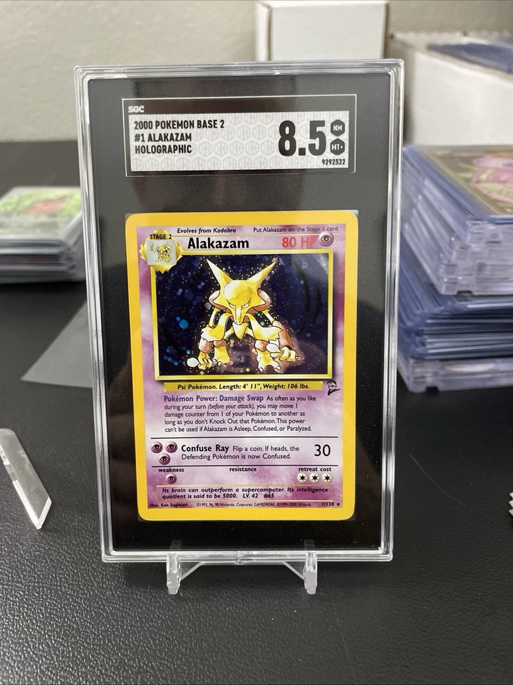 Alakazam Holo 2000 Pokemon Base Set 2. 1/130. Sgc8.5 | eBay