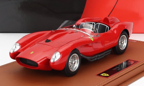 BBR FERRARI 250TR TESTAROSSA SPIDER 1957 RED with Showcase LE450 1/18 ...