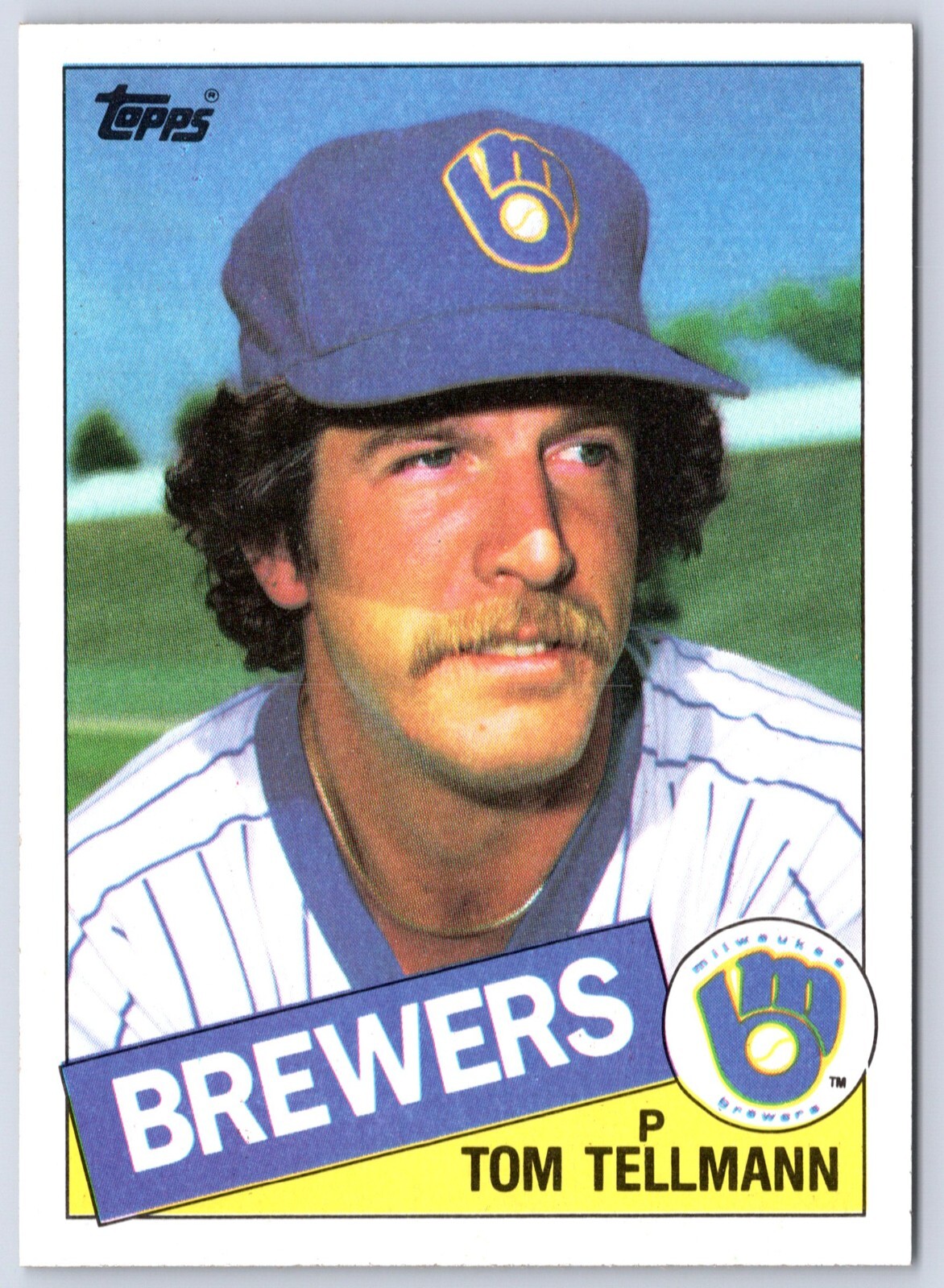 TOM TELLMANN 1985 TOPPS 85 NO 112 NRMINT+ 33010 | eBay