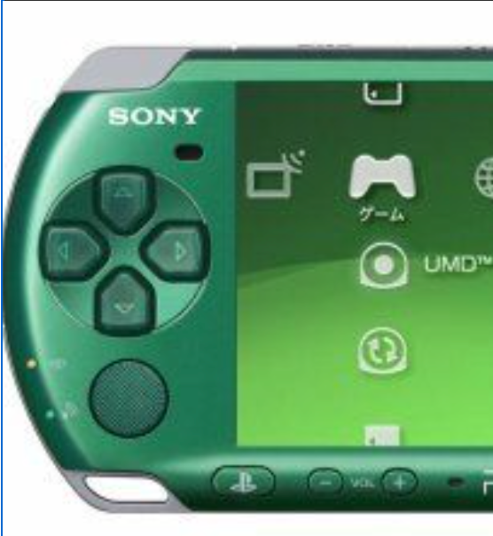 Sony PlayStation Portable PSP-3000 Spirited Green console Handheld ...