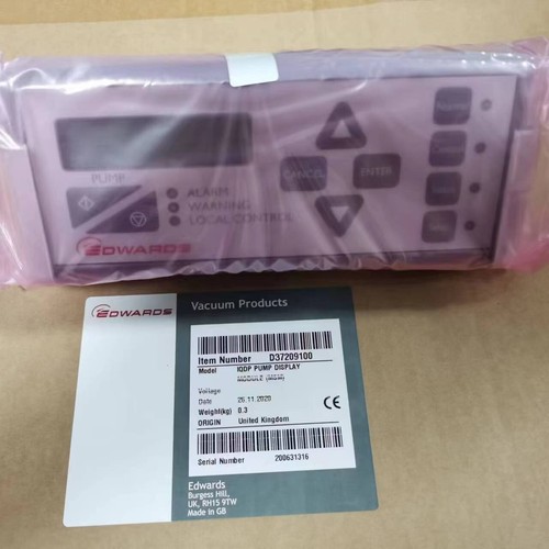 EDWARDS D37209100 PUMP DISPLAY CONTROLLER 4 PIN,Fedex/UPS shipping | eBay