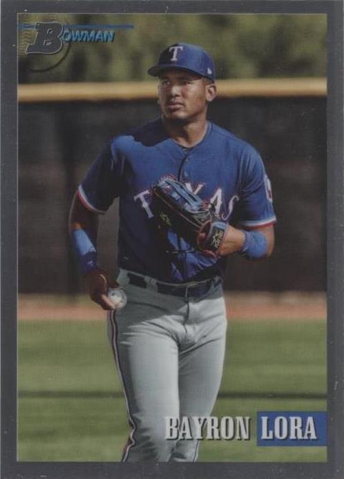 2021 Bowman Heritage - Prospects Bayron Lora #137 Chrome (RC) for sale ...