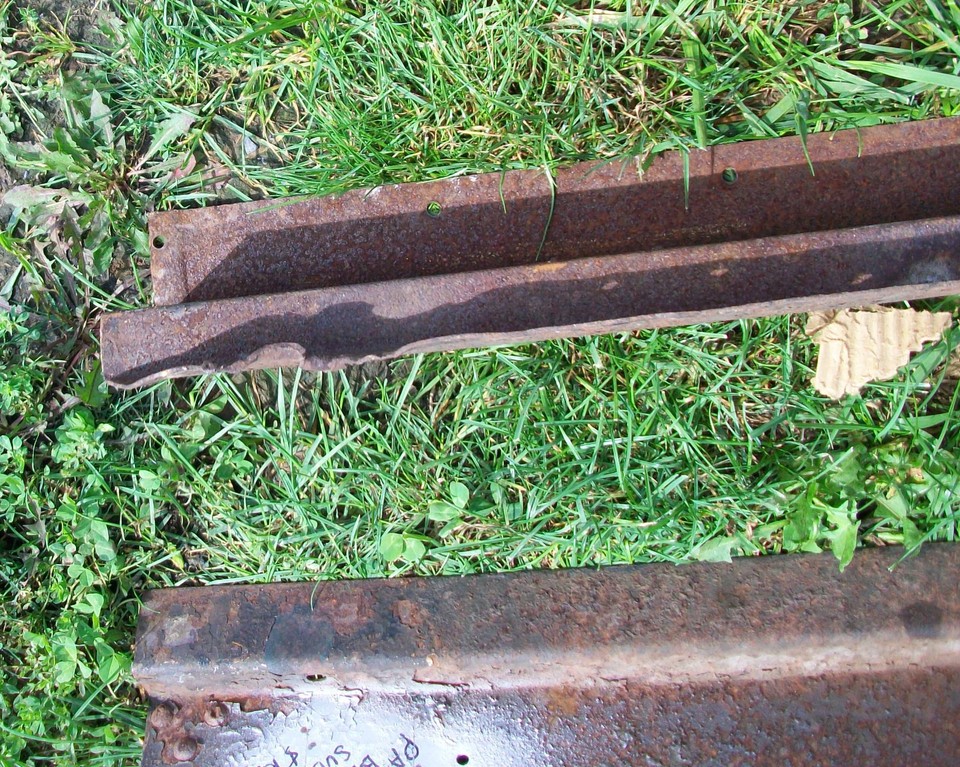 Ford Model A Pickup Bed Subrails Rat Hot Rod Parts 1928 1929 1930 1931 ...