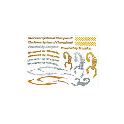 [FR] Scorpion Water Slide Decal 002 (Formato A4) - SP-TM008 | eBay