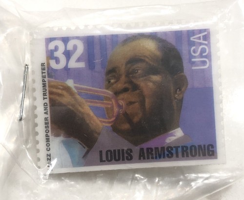 Rare Louis Armstrong Jazz Composer USA 32-Cent Stamp African American ...