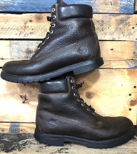 Timberland AF 6'' Inch Premium Hazel Dark Brown Men 11 Leather Ankle ...