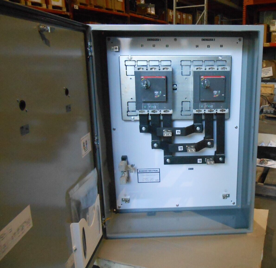 EXCO 3R SERVICE ENTRANCE INTERLOCKED 800A DOUBLE THROW manual transfer ...