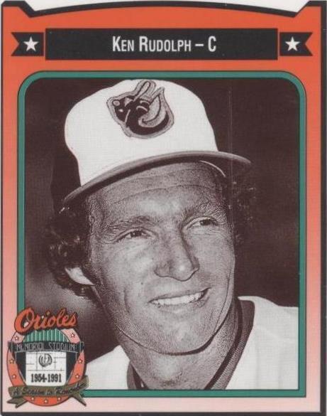 1991 All-Time Baltimore Orioles Team Issue - Ken Rudolph #398 for sale ...