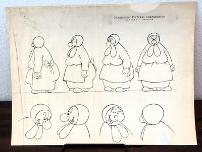 Snuffy Smith printed model sheet of Loweezy | eBay