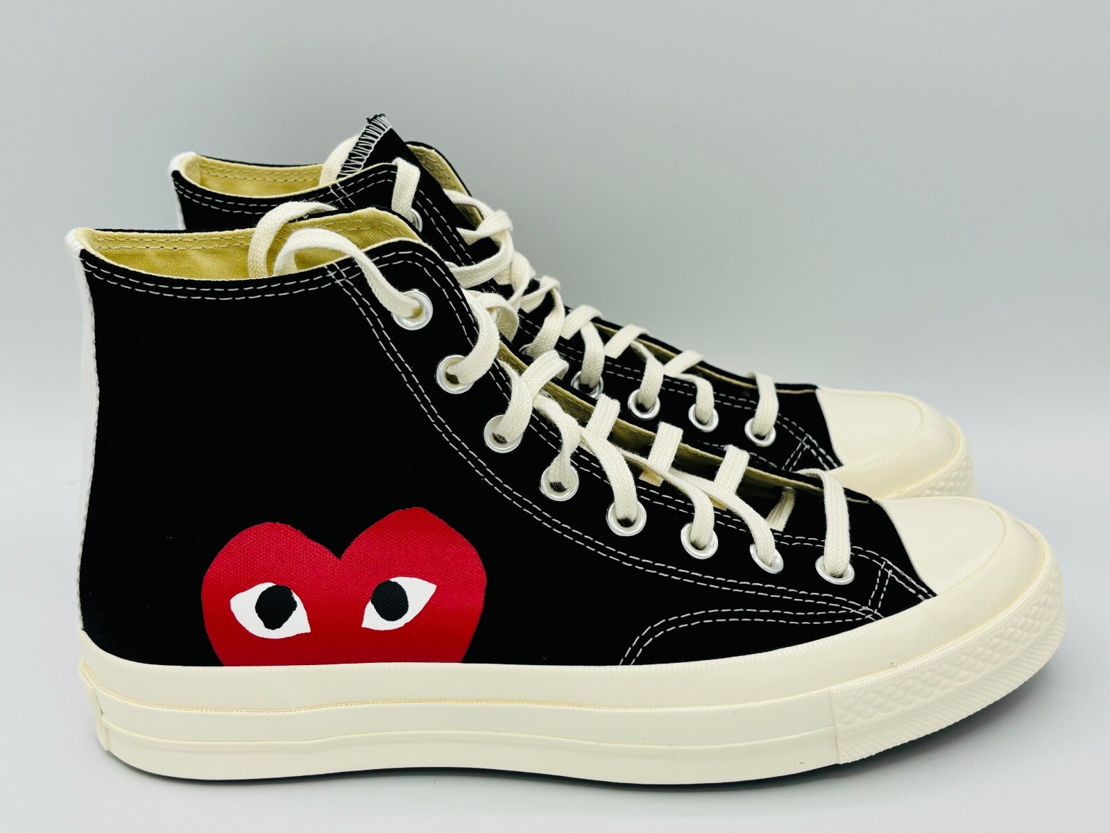 Converse All Star 70 Hi Comme Des Garcons PLAY | Size 5 Mens | Black ...