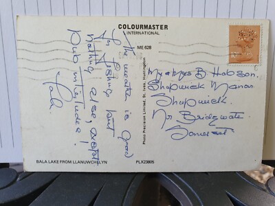 GENEALOGY POSTCARD HOBSON SHAPWICK MANOR SHAPWICK BRIDGEWATER SOMERSET ...