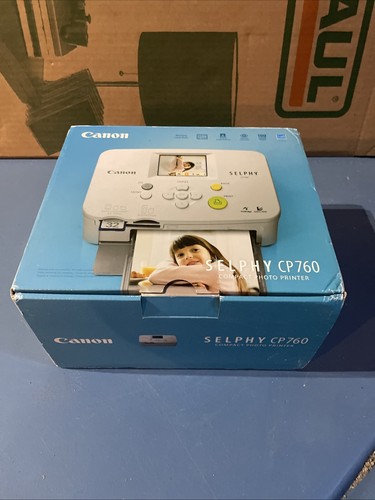 Canon Selphy CP760 White Compact Photo Thermal Printer New | eBay