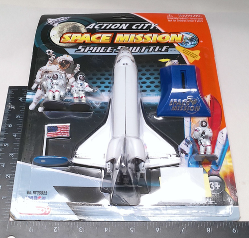 Space Shuttle Figures Flag NASA Mission Diecast Orbiter Daron RT38922 ...