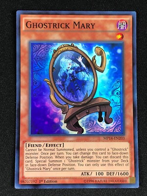 YUGIOH GHOSTRICK MARY MP14-EN203 1ST SUPER NM | eBay