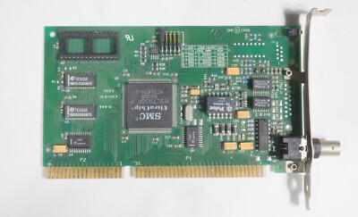 Vintage SMC 8216 10Base2 ethernet adapter 16 bit ISA ISA322 | eBay