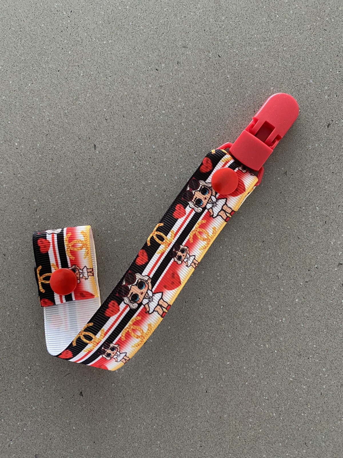 Baby Dummy Clips Pacifier Chain Soother Holder Dummie Strap Doll | eBay