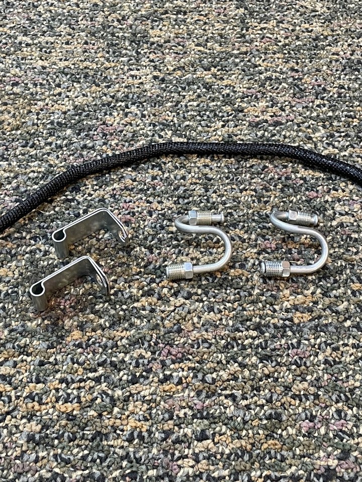 Axle Brake Line kit DANA 25 Front US MADE!! fits Willys CJ2A CJ3A CJ3B ...