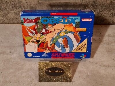 SNES Super Nintendo Asterix & Obelix mit OVP und Anleitung NOE | eBay