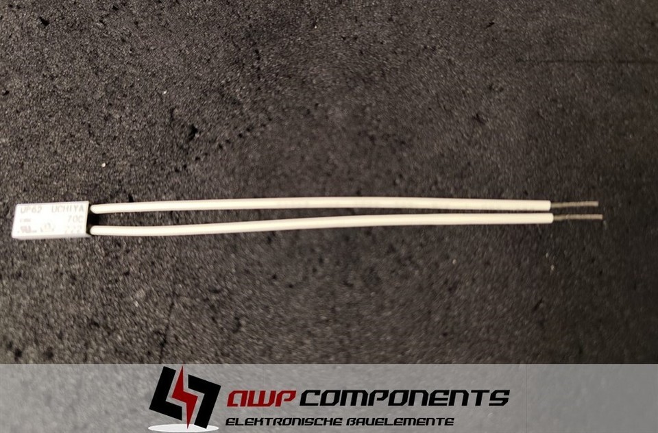 (3 Stk.) UP62 - Temperaturschalter 70°c 80°c 90°c 100°c 110°c 125°c 2 ...