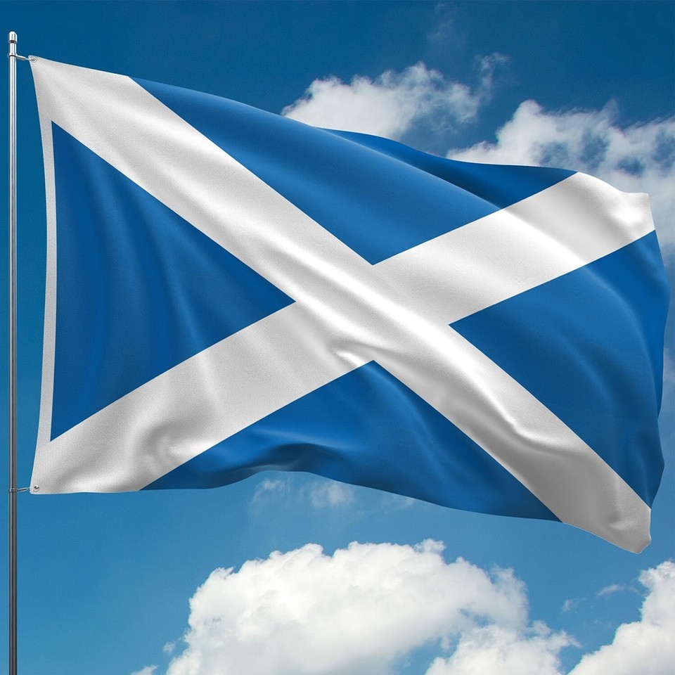 Scotland Flag Map Gold Silver Coin Brave Heart Mel Gibson Scottish 1270 ...