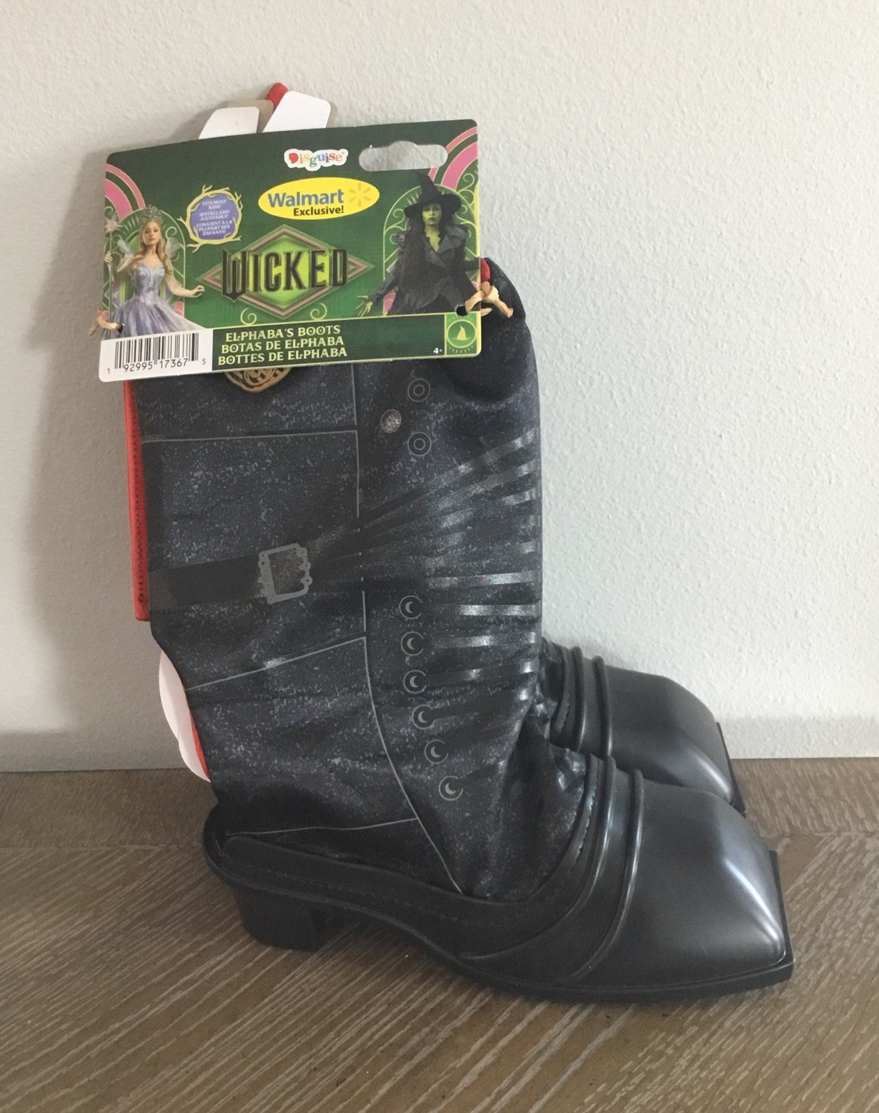 Disguise Wicked Movie Elphaba Boots Shoes Girls Witch Black Wizard Oz One Size for sale online ...