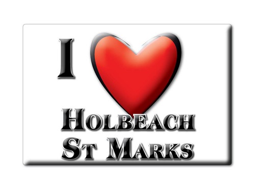 Holbeach St Marks, Lincolnshire, England - Fridge Magnet I Love ...