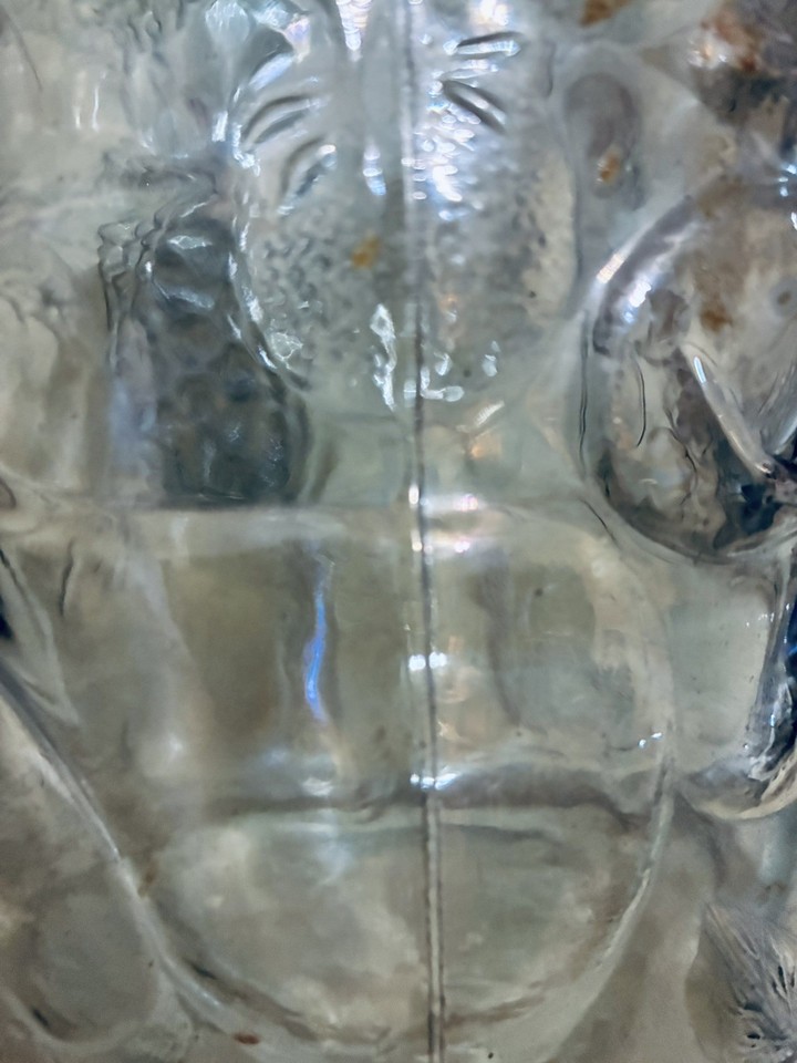 Vintage Rumtopf Blue Glass Counter Display Lidded Canister Jar ...