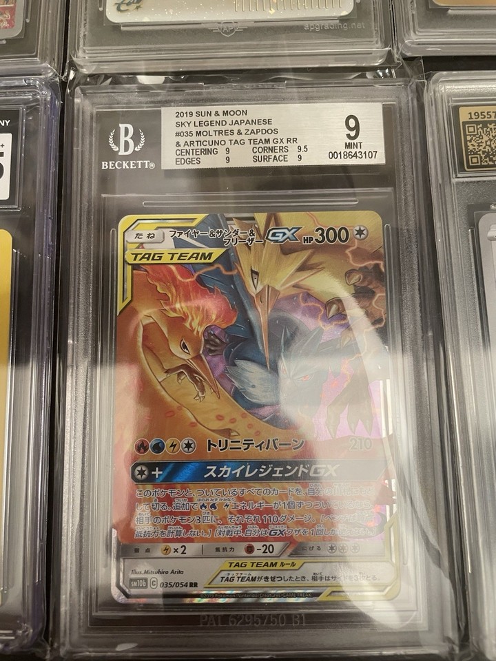 Pokémon TCG Sammlung Graded PGS, AP, BGS, CGC SLAPS Zapdos, Latios ...