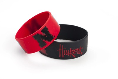 Nebraska Cornhuskers Bracelets 2 Pack Wide | eBay