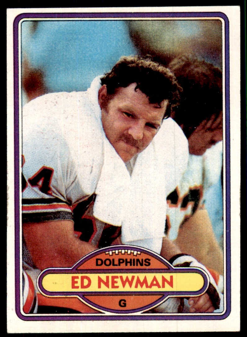 1980 Topps Ed Newman Football Card Miami Dolphins #201 | eBay