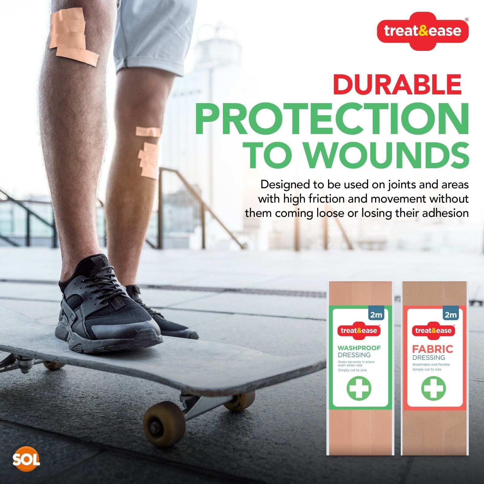 Washproof & Fabric Dressing Strip 2M x 6.5CM | Premium Grade Adhesive ...