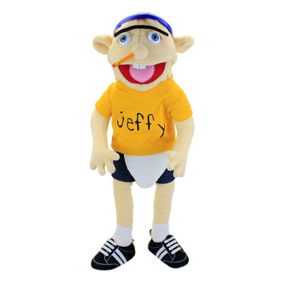 Cute Jeffy Hand Puppet Jeffy Plush Toy 23" Stuffed Doll Plush Toy Kids ...