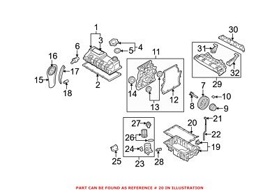 Genuine OEM Engine Oil Pan Gasket for Mini 11131487221 | eBay
