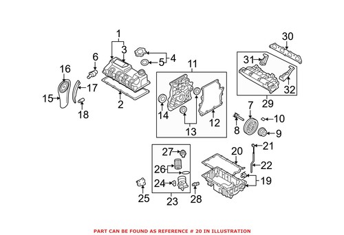 Genuine OEM Engine Oil Pan Gasket for Mini 11131487221 | eBay