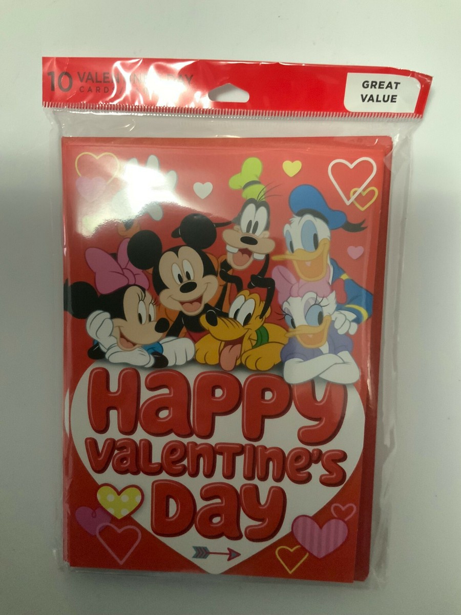 Mickey Mouse Valentines Day Cards Disney Valentine's Day Cards