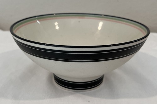 Roseline Delisle (Canadian, 1952-2003) Porcelain Bowl Black White Pink ...