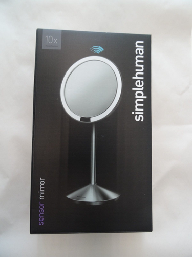 NEW SIMPLEHUMAN SENSOR MIRROR ST3004 5" ROUND RECHARGEABLE TRAVEL ...