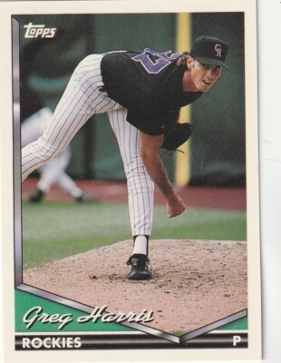 FREE SHIPPING-MINT-1994 Topps Greg Harris #18 ROCKIES | eBay