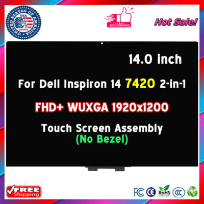 For Dell Inspiron 14 7420 2-in-1 P161G P161G001 LCD Replacement Screen ...