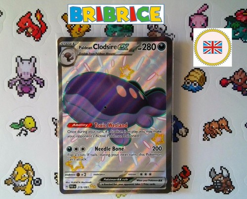 Carte pokemon Paldean Clodsire ex Terraiste de Paldéa ex PAF 219/91 ...