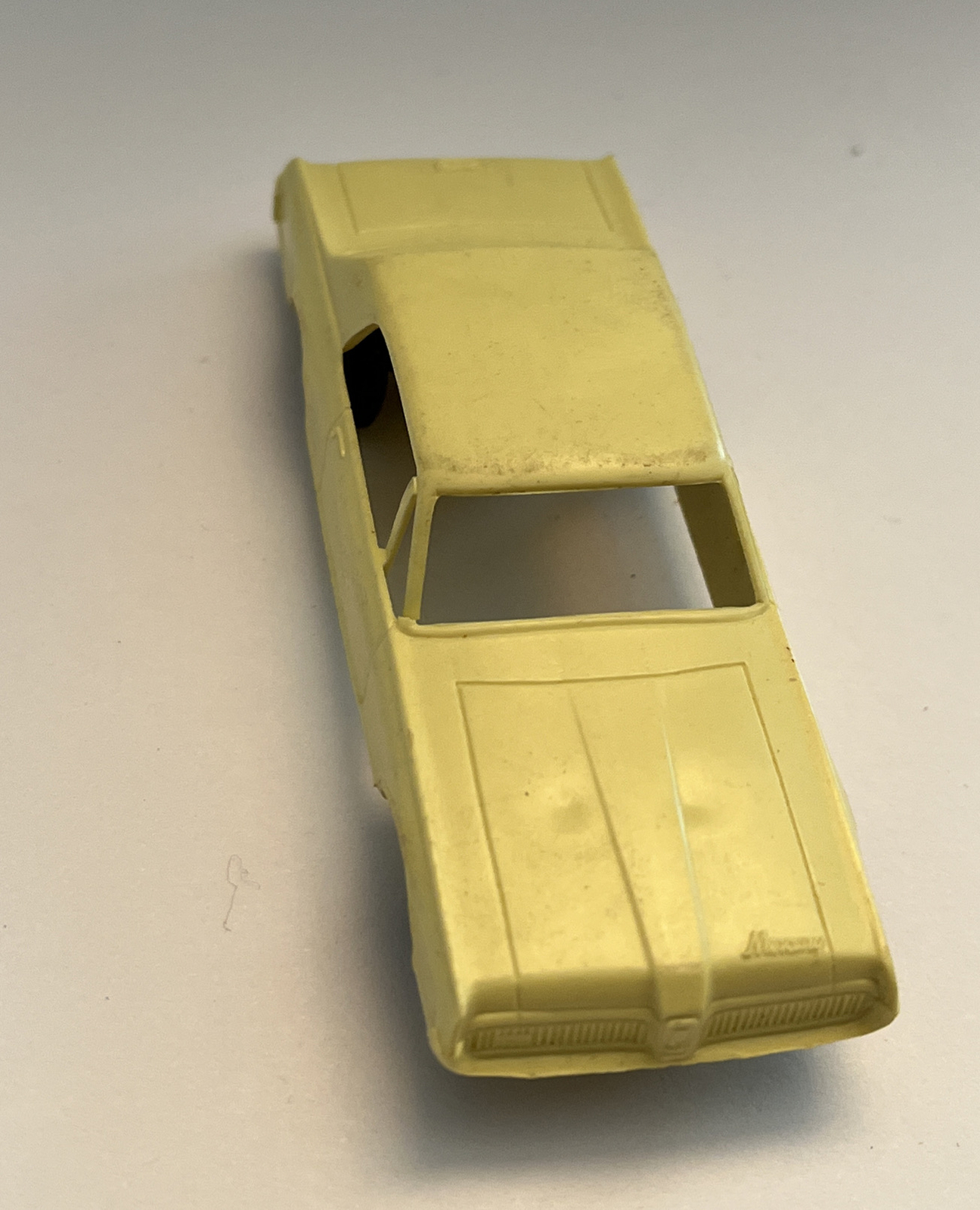 Post Cereal 1967 Mercury Cougar Yellow Plastic Car F&F Mold/Die Works 3 ...
