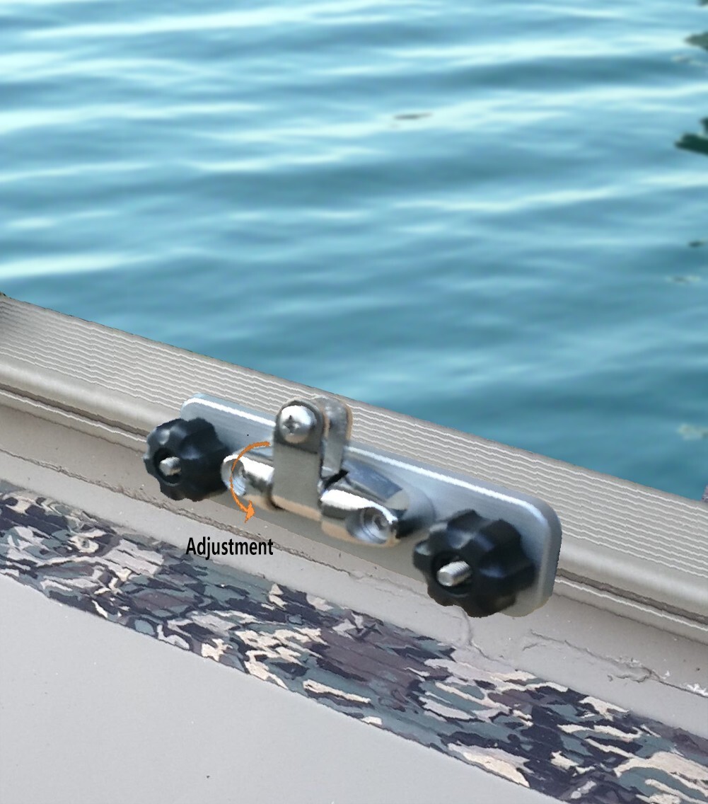 Boat Accessories Universal Track Bracket For Boat Gunnel Track System ...