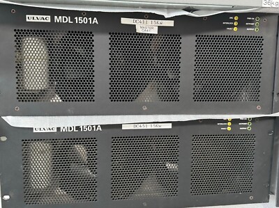 AE RF ULVAC MDL 1501A M/N 3152354-001 Power Supply (10) | eBay