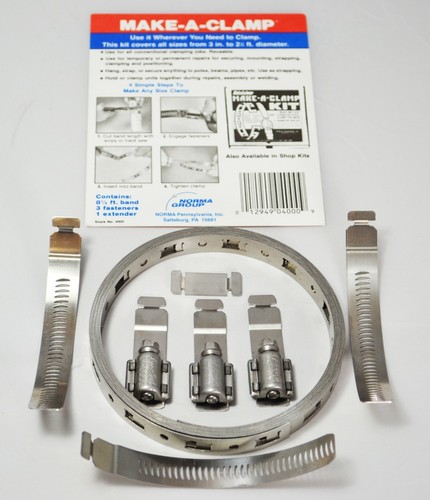 BREEZE MAKE A HOSE CLAMP KIT - ALL STAINLESS STEEL (BR4000) | eBay